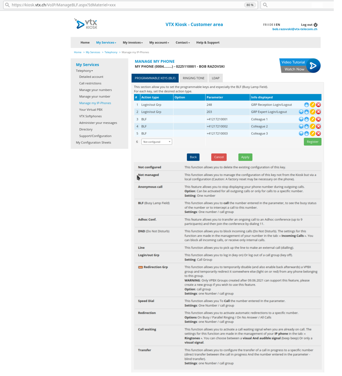 FAQ:VoIP:Yealink - VTX Public Wiki